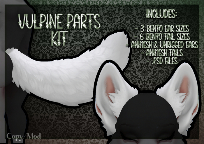 Second Life Marketplace - [FH] Vulpine Parts Kit